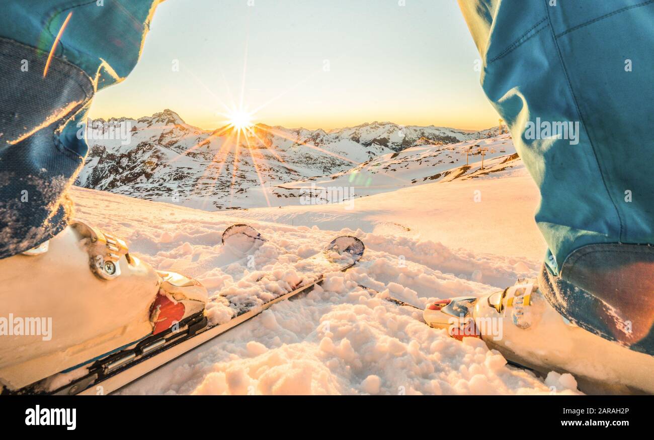 Aspen ski slope hi-res stock photography and images - Alamy