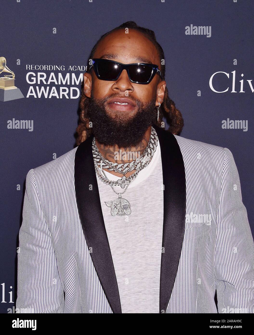 BEVERLY HILLS, CA - JANUARY 25: Ty Dolla $ign attends the Pre-GRAMMY ...