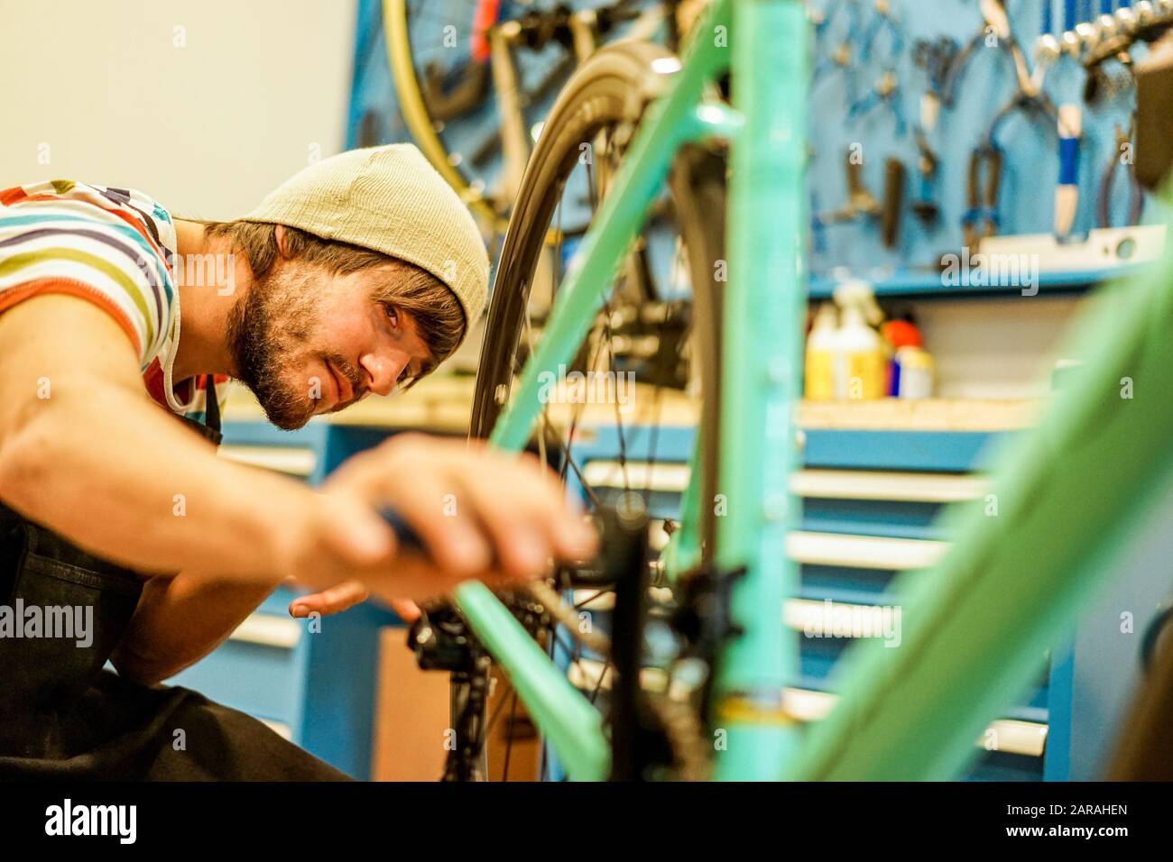 Superbike mechanic hi-res stock photography and images - Alamy