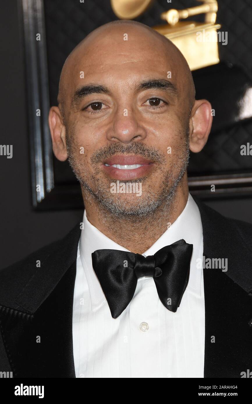 Los Angeles, CA, USA. 26th Jan 2020. Harvey Mason Jr. arrives at the ...