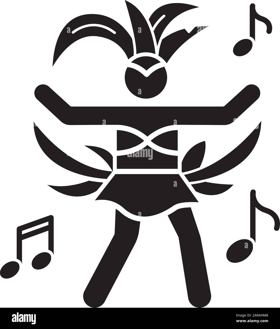 Carnival Dancer Silhouette