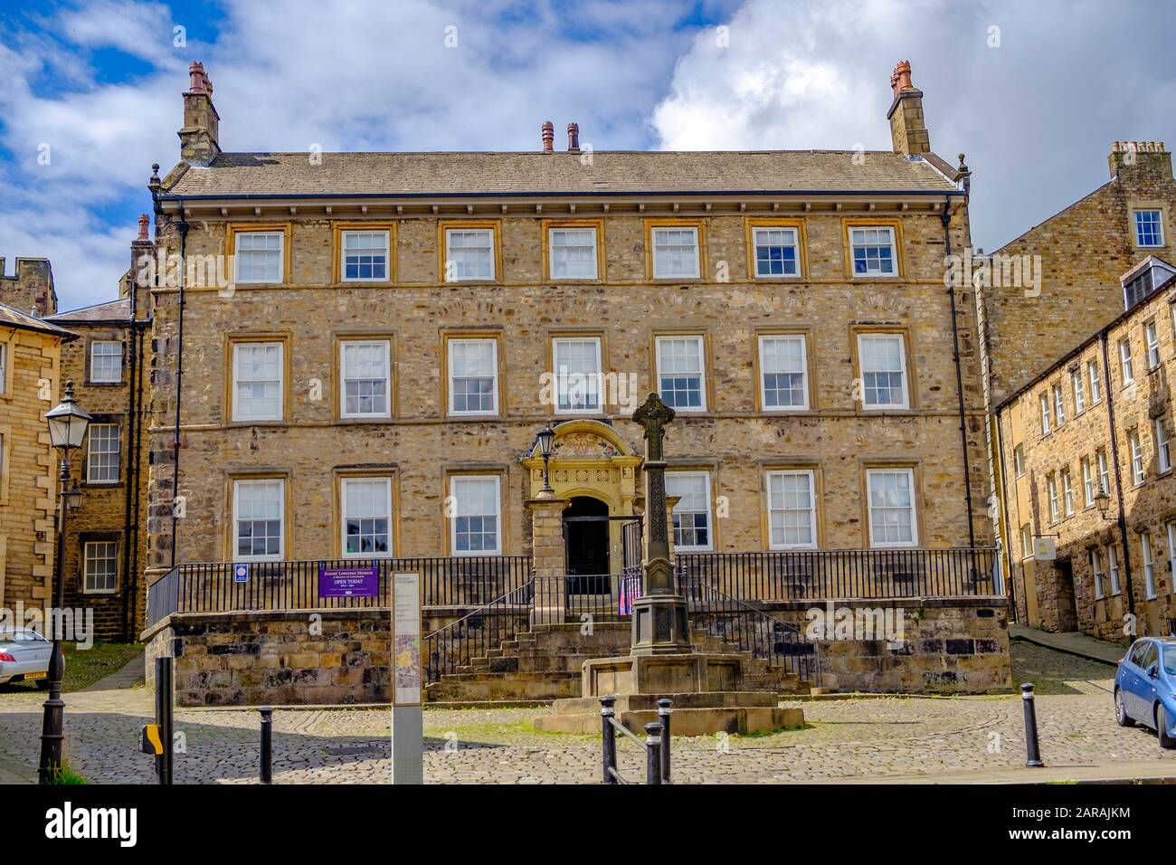 the market city of Lancaster Lancashire England Stock Photo - Alamy