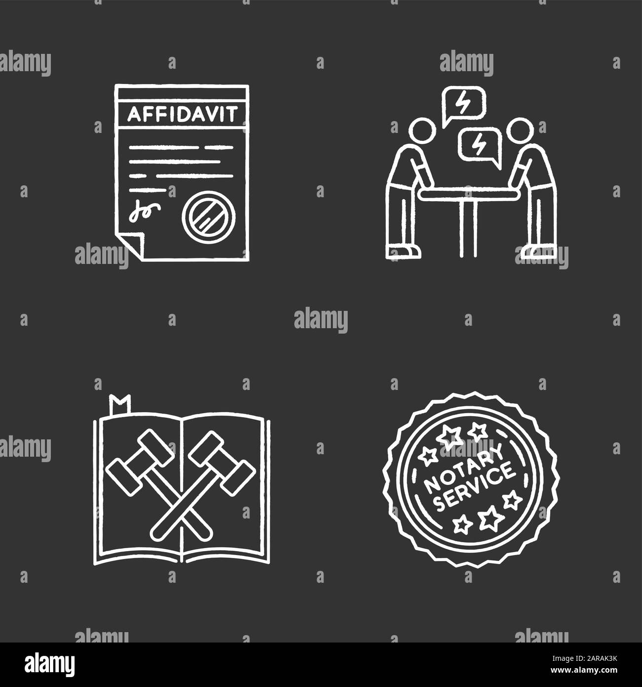 Affidavit icon vector vectors hi-res stock photography and images - Alamy