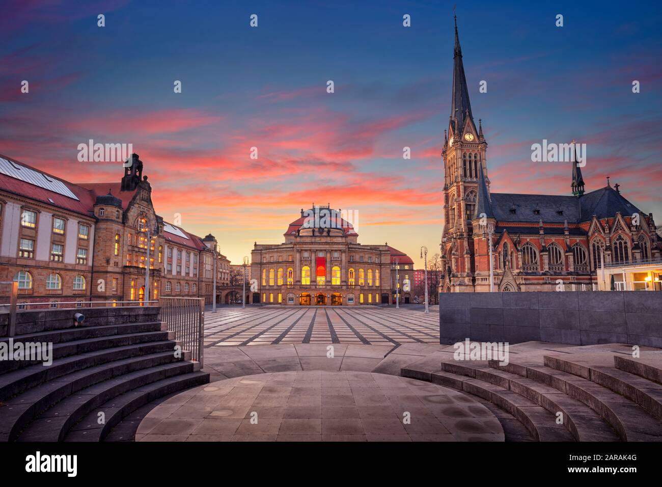 Chemnitz, Germany. Cityscape image of Chemnitz, Germany with Chemnitz ...