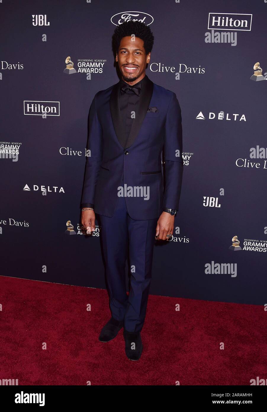 BEVERLY HILLS, CA - JANUARY 25: Jon Batiste attends the Pre-GRAMMY Gala ...