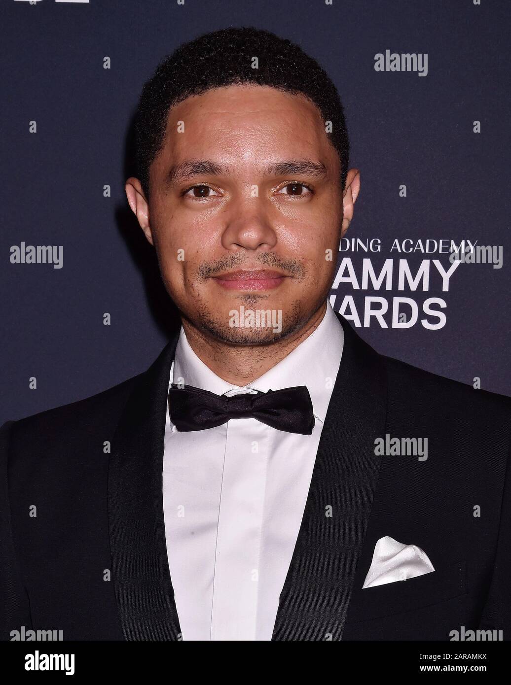 BEVERLY HILLS, CA - JANUARY 25: Trevor Noah attends the Pre-GRAMMY Gala ...
