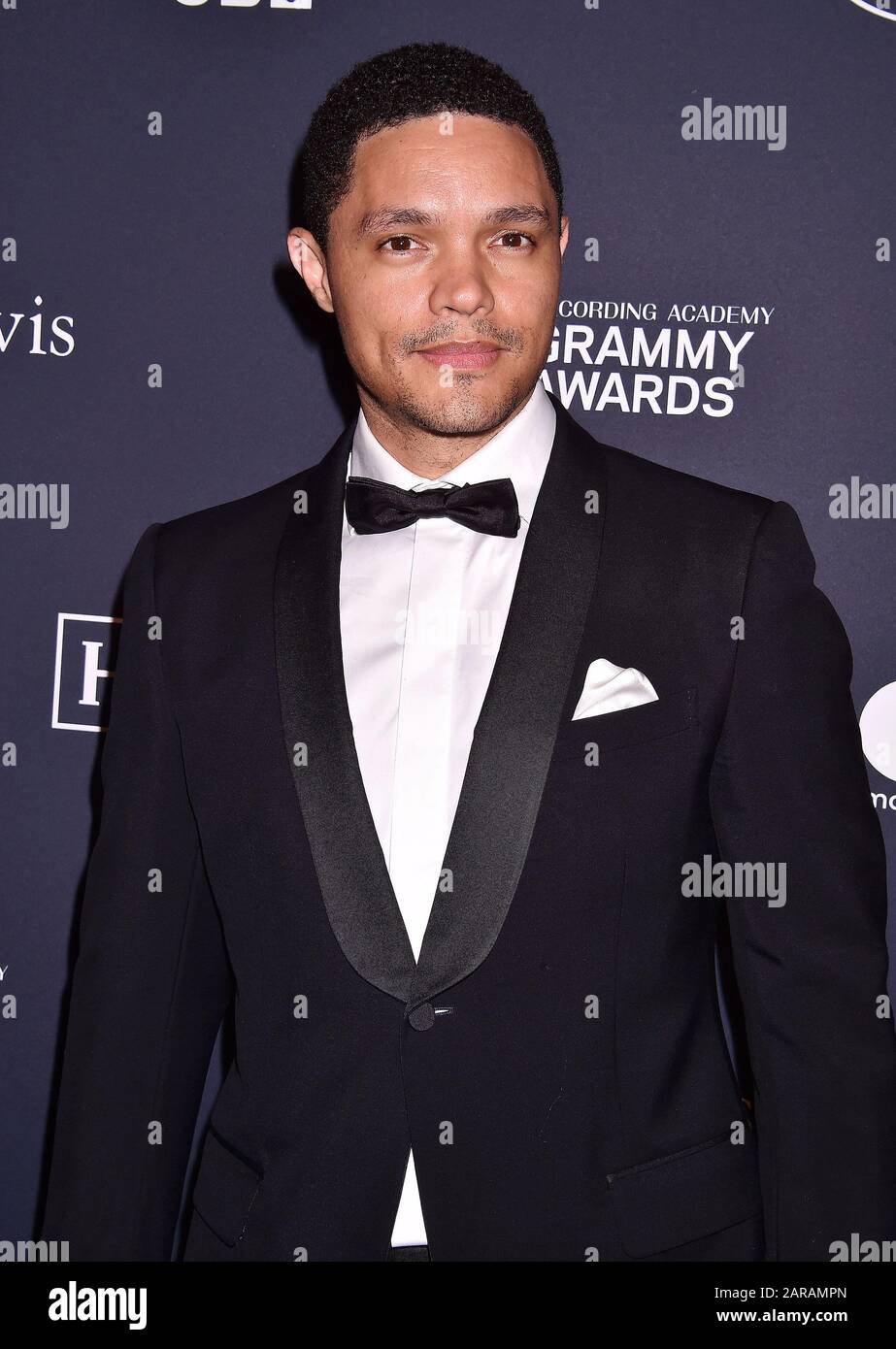 BEVERLY HILLS, CA - JANUARY 25: Trevor Noah attends the Pre-GRAMMY Gala ...