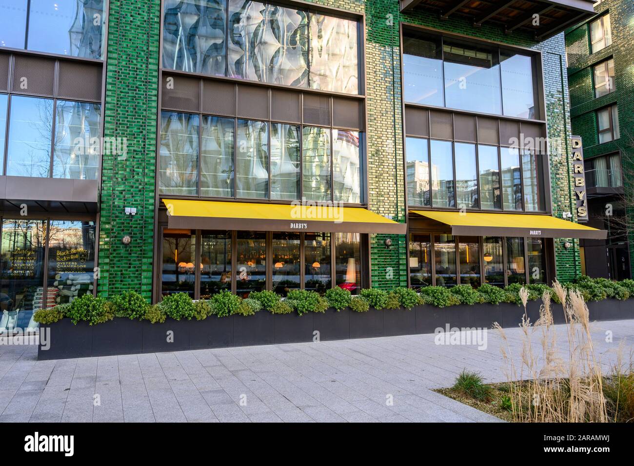 Darby's restaurant in Embassy Gardens in Nine Elms in south London. 19 ...