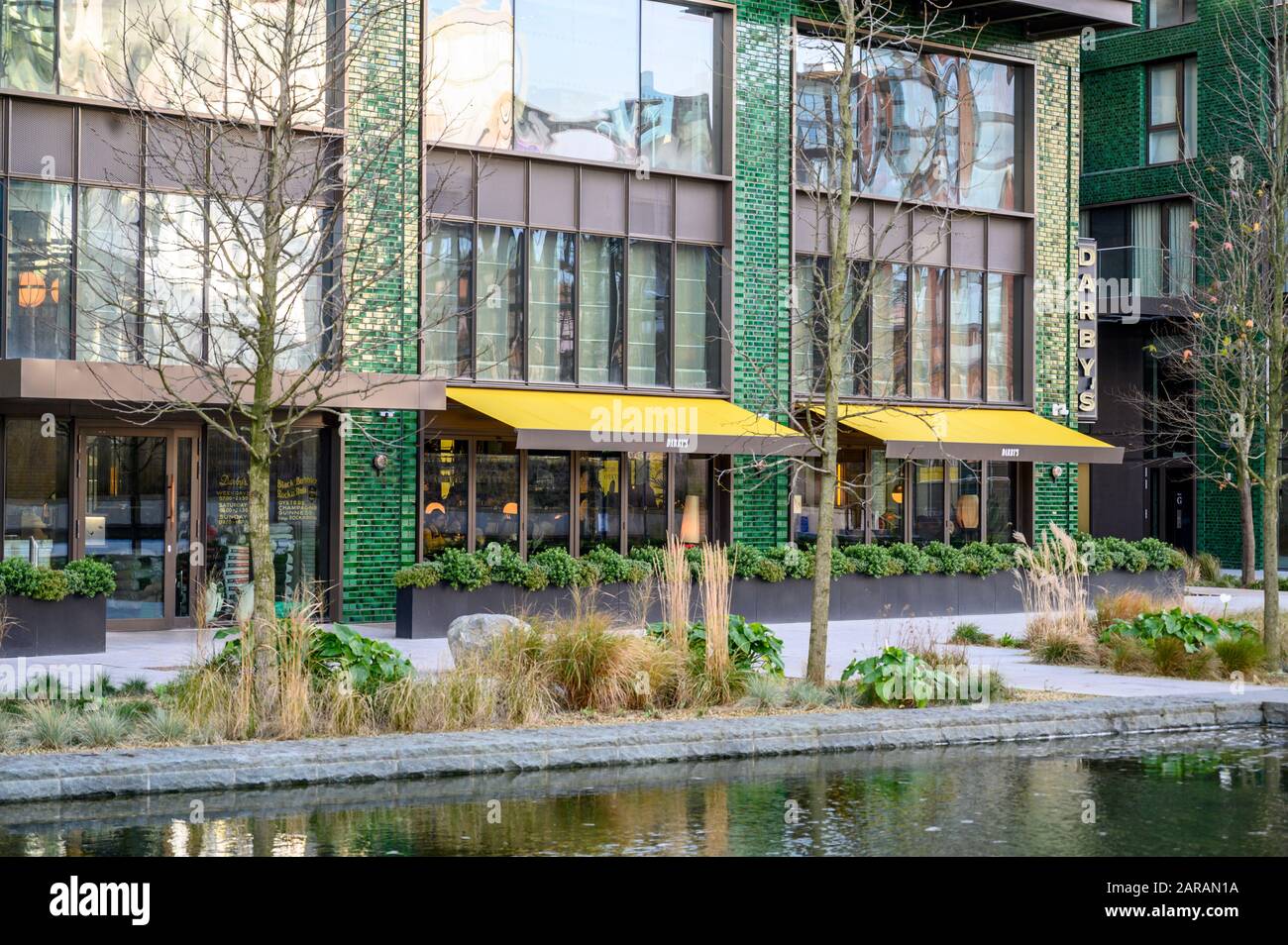 Darby's restaurant in Embassy Gardens in Nine Elms in south London. 19 ...