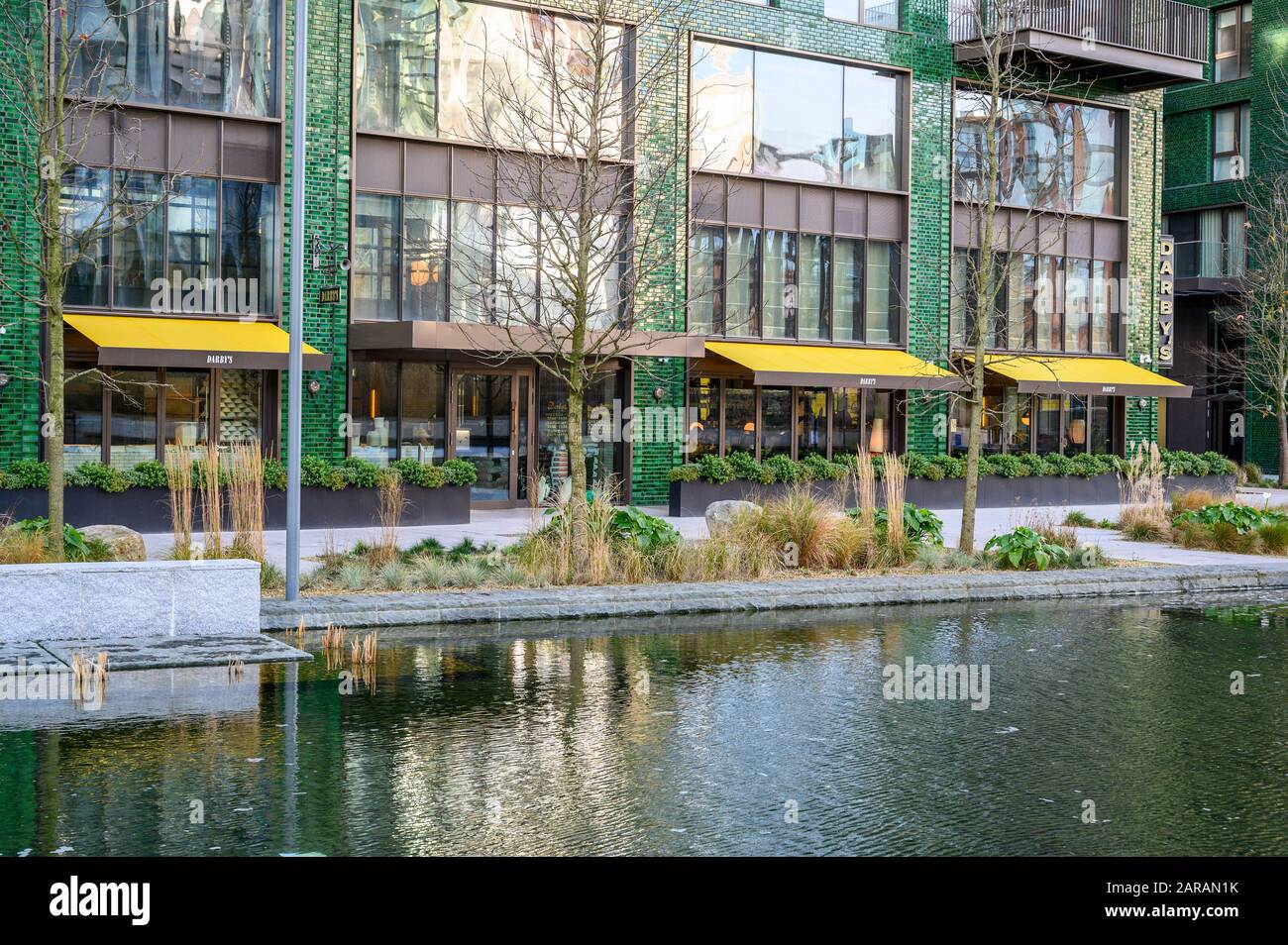 Darby's restaurant in Embassy Gardens in Nine Elms in south London. 19 ...