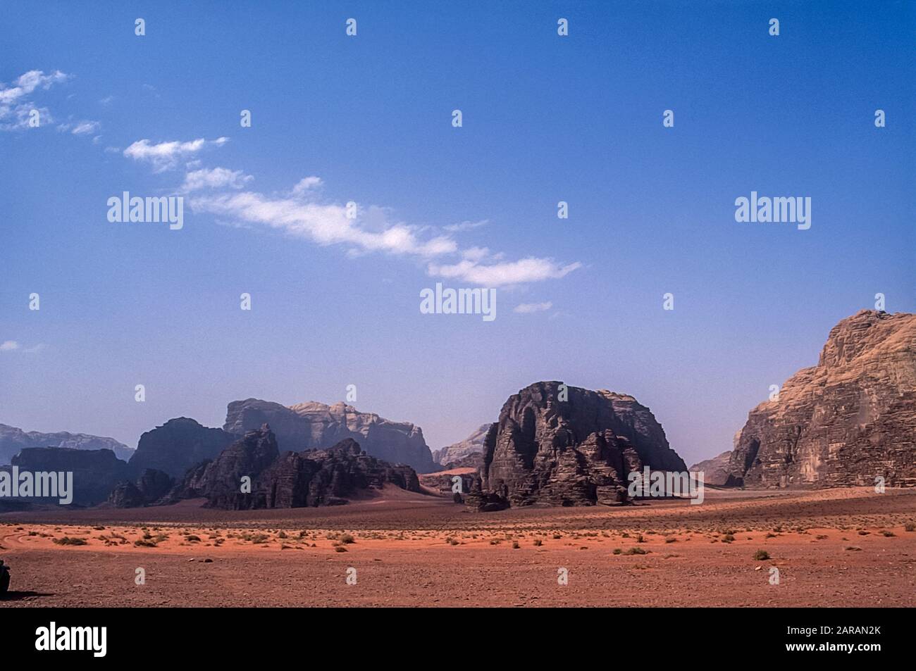 Jordan. Colourful desert mountain landscapes at the UNESCO World ...