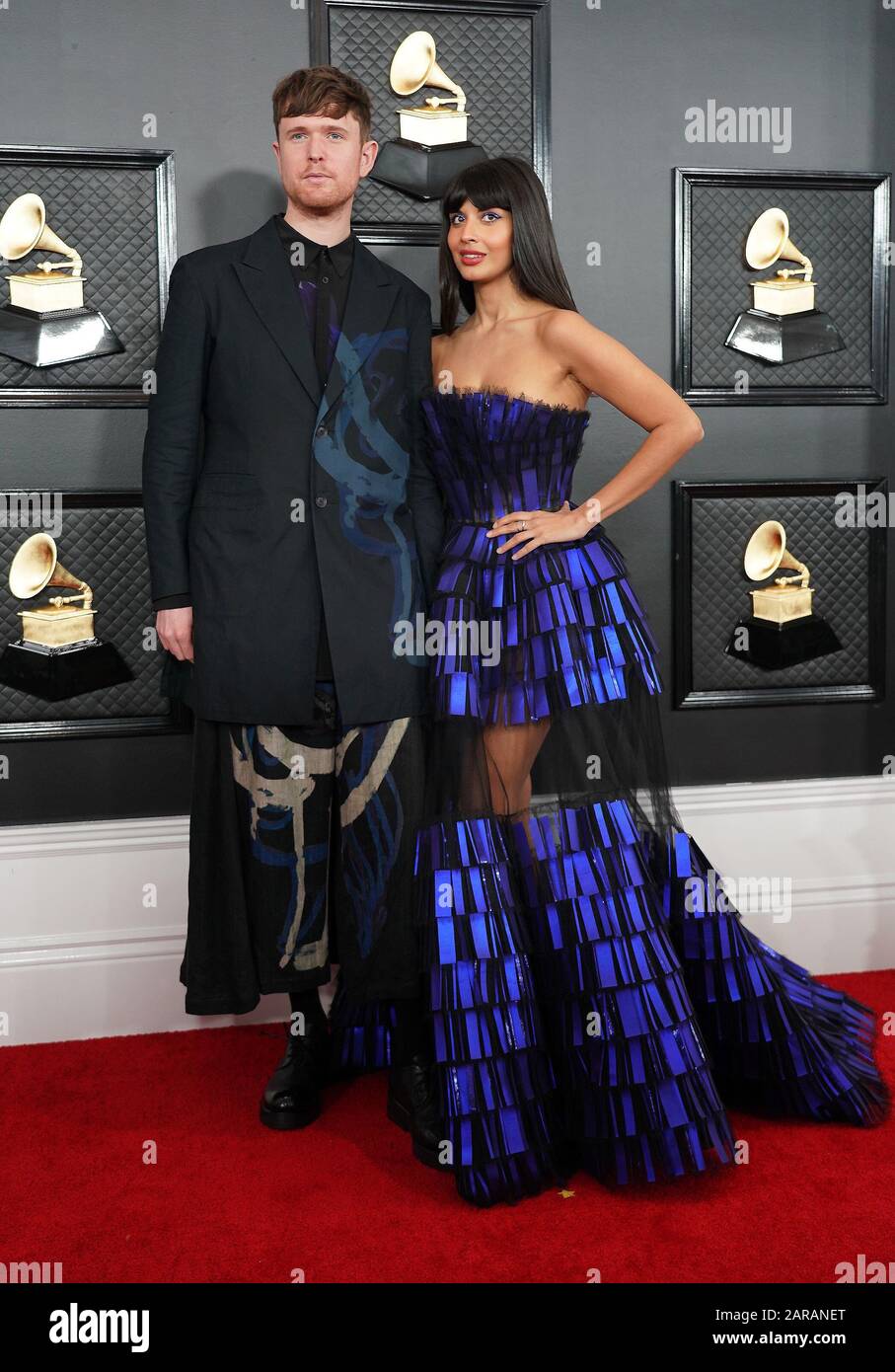 Los Angeles, California, USA. 26th Jan, 2020. Jameela Jamil, James ...