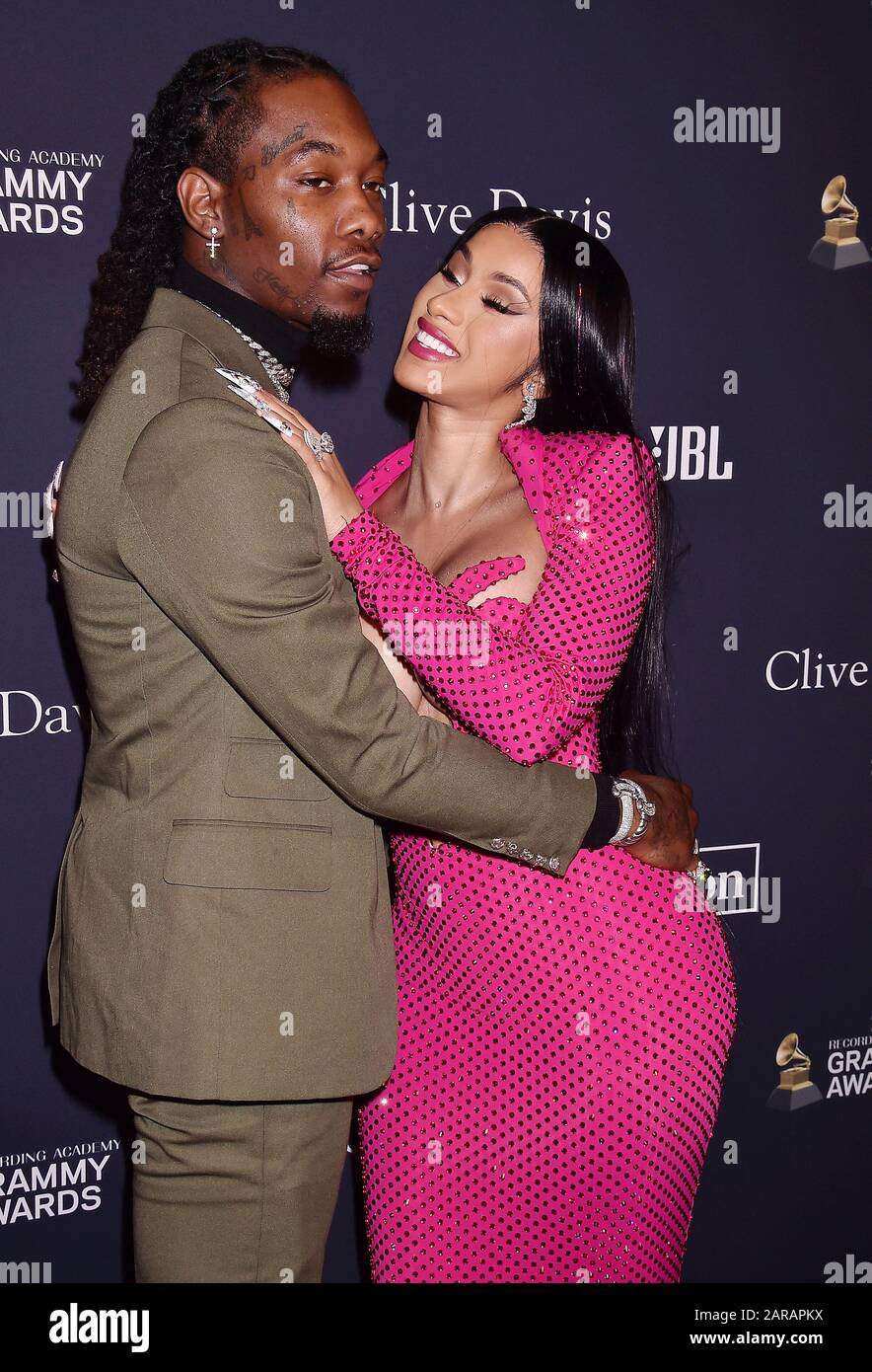 BEVERLY HILLS, CA - JANUARY 25: attends the Pre-GRAMMY Gala and GRAMMY ...