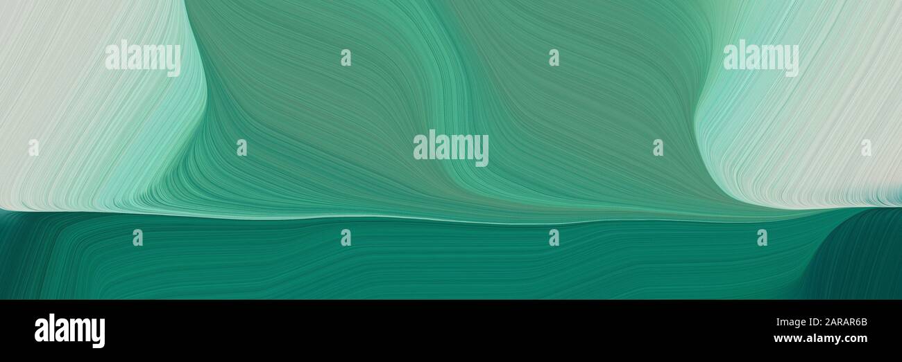 modern designed horizontal header with sea green, pastel blue and ...