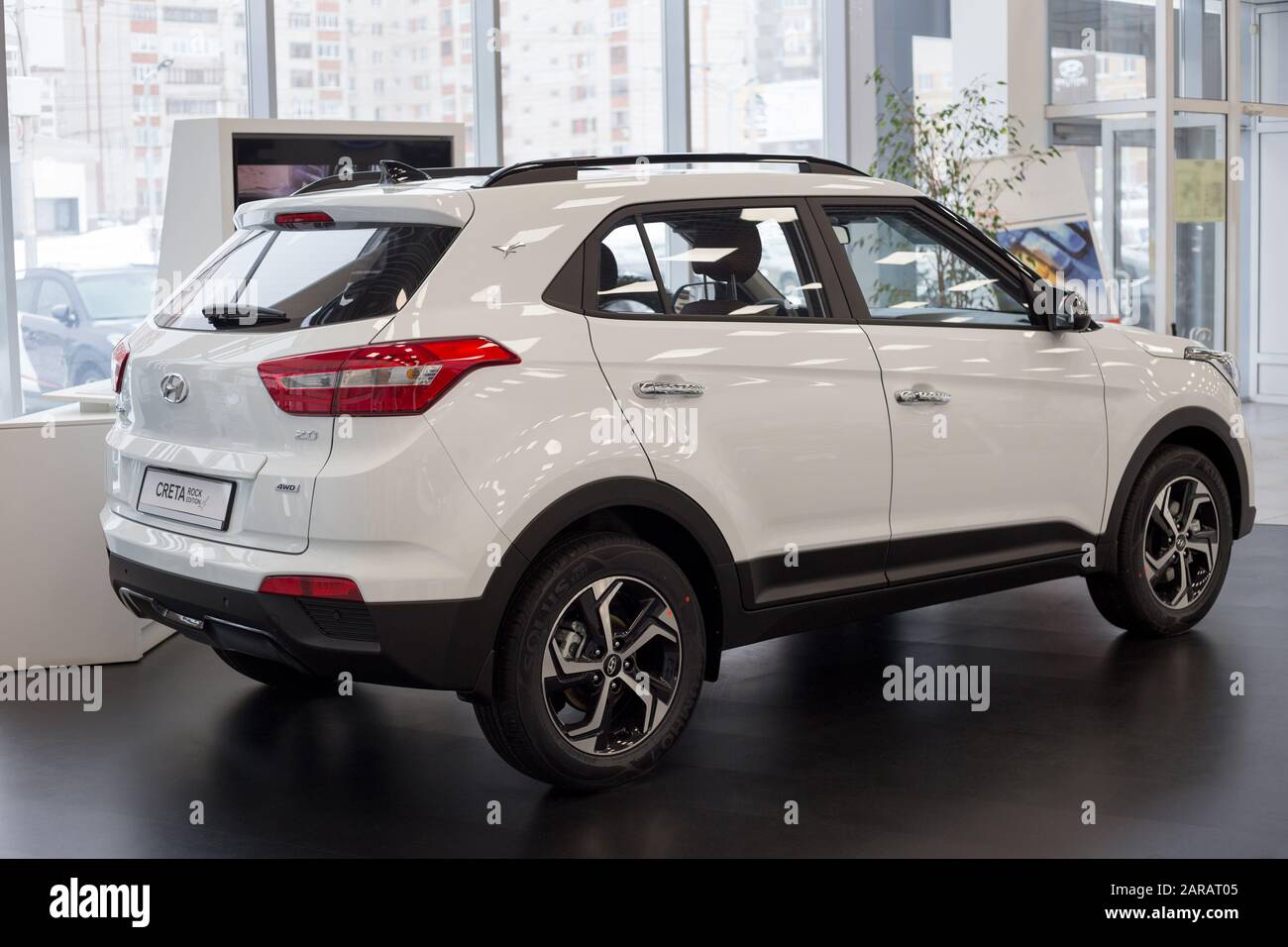Russia, Izhevsk - January 23, 2020: New Creta Rock Edition in the ...
