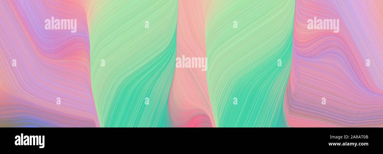 decorative header design with silver, pastel violet and medium aqua ...