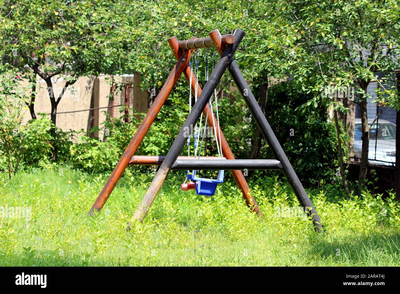 Old Wooden Swing High Resolution Stock Photography and Images - Alamy