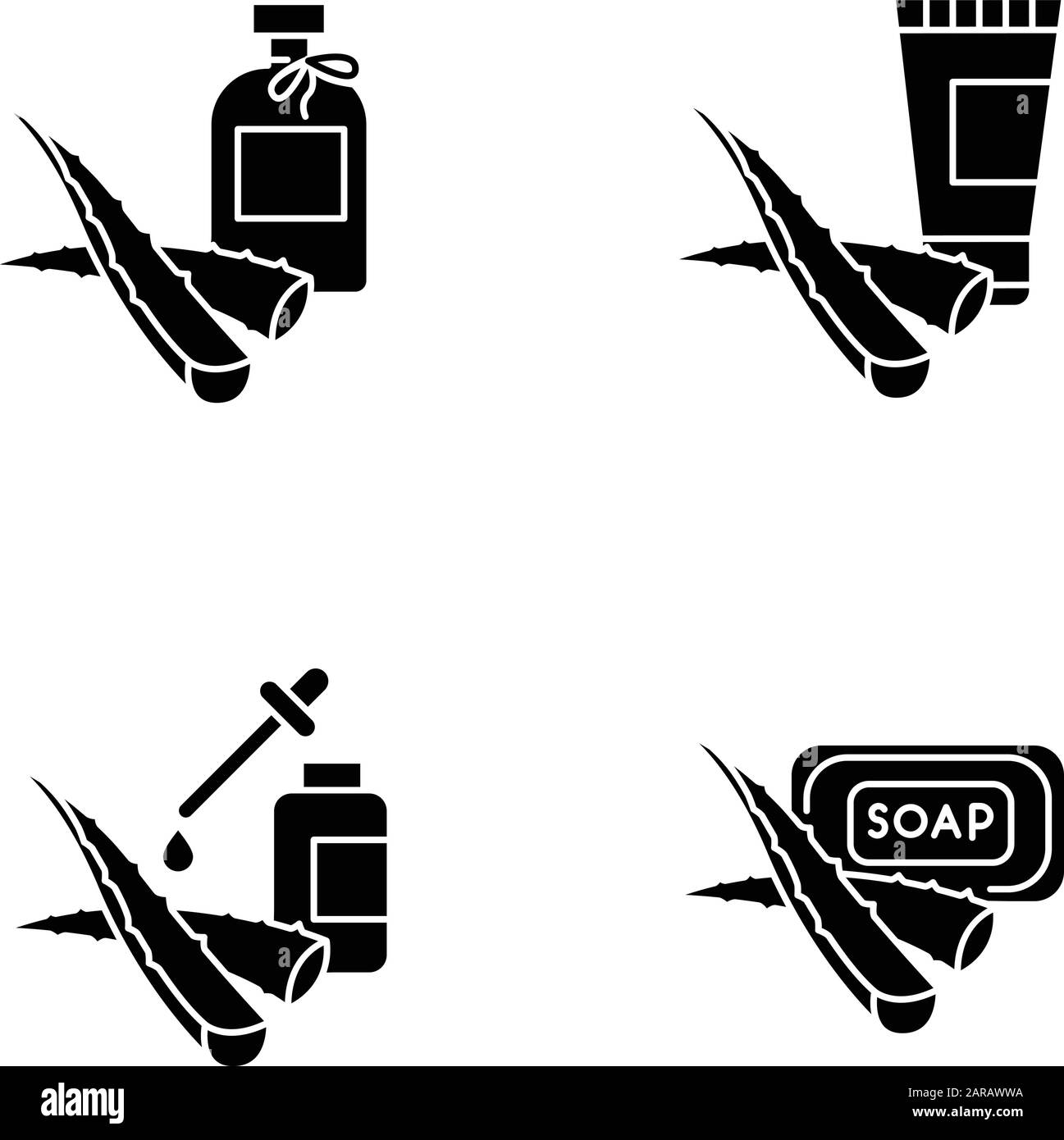 Oil bottle on solid Stock Vector Images - Alamy