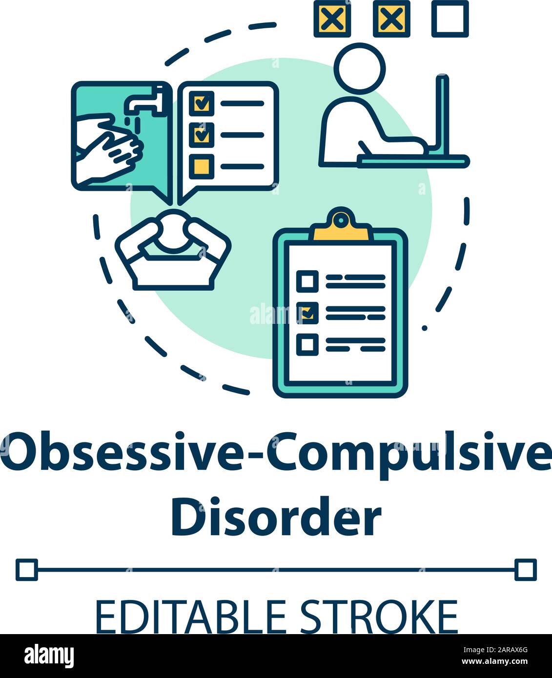 Ocd vector hi-res stock photography and images - Alamy