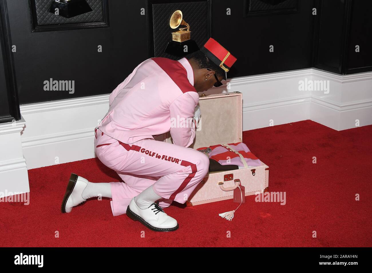 Los Angeles, USA. 26th Jan, 2020. Tyler, the Creator arrive at the 62nd ...