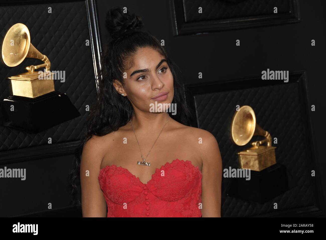 Los Angeles, USA. 26th Jan, 2020. Jessie Reyez arrives at the 62nd ...