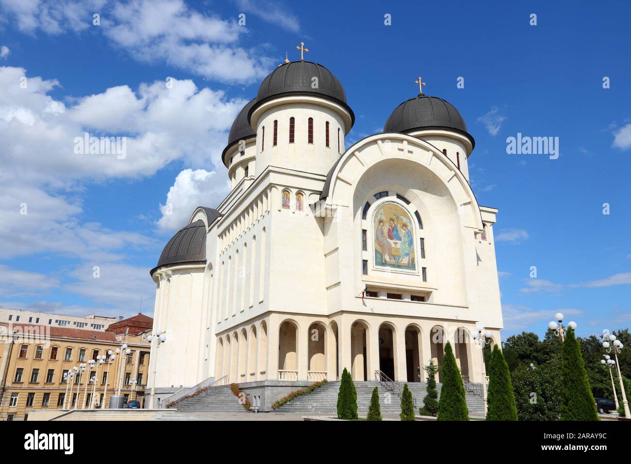 Arad, Romania. Orthodox cathedral of Holy Trinity Stock Photo - Alamy