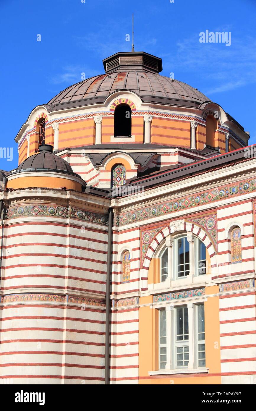 Turkish Bath in Sofia, Bulgaria. The building is known as Central ...
