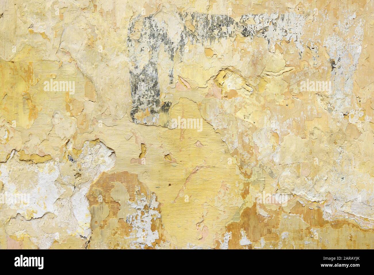 Grunge concrete background - urban decay texture with peeling paint ...