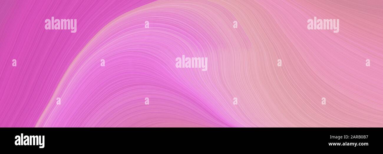 surreal banner design with pastel magenta, medium orchid and orchid ...