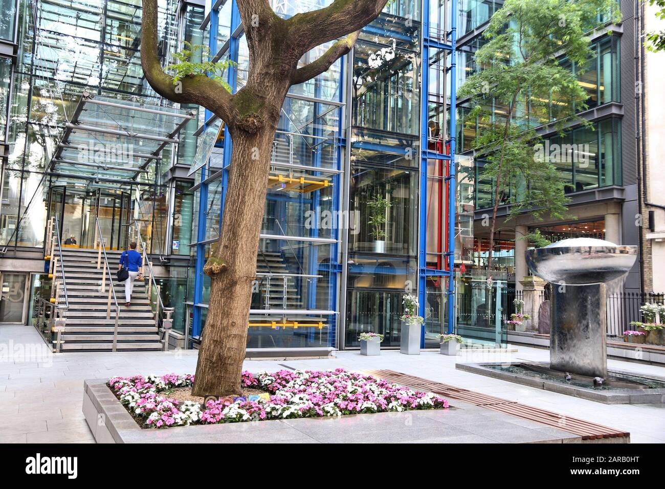 LONDON, UK - JULY 6, 2016: Modern architecture of 71 Fenchurch Street ...