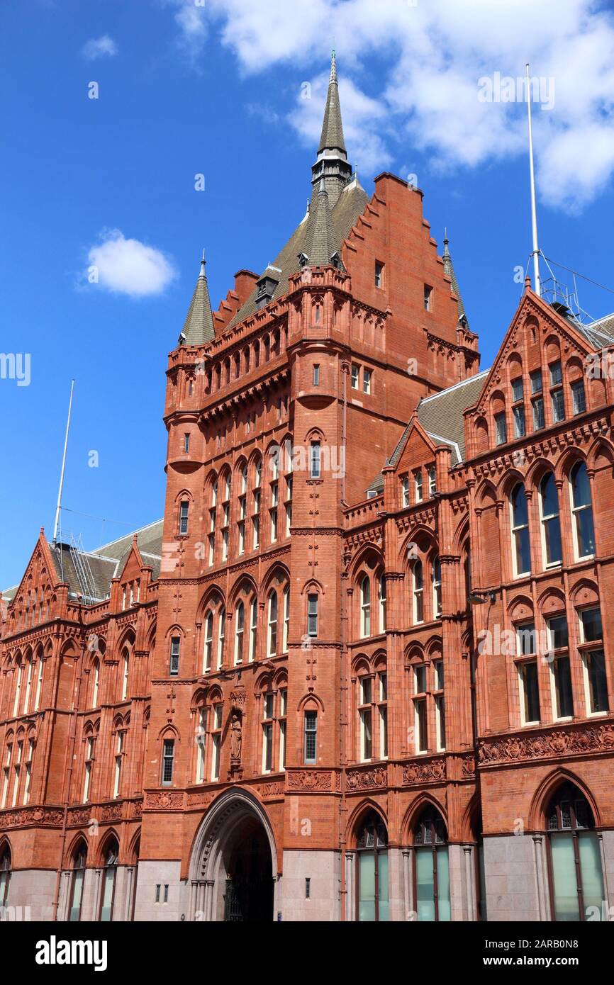 London, UK - Holborn Bars building. Grade II listed Victorian ...