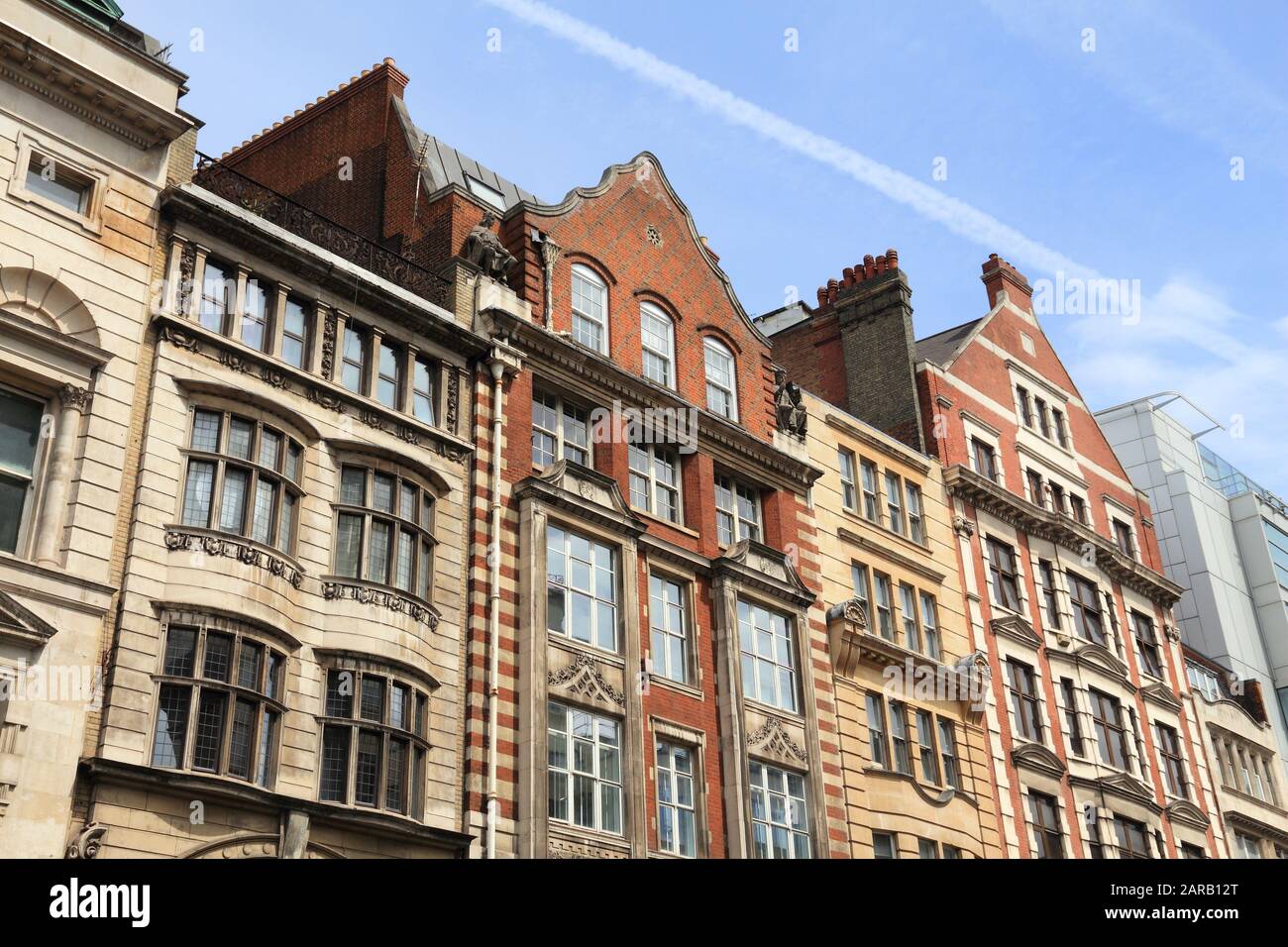 London, UK - old architecture Kingsway street in Holborn district Stock ...