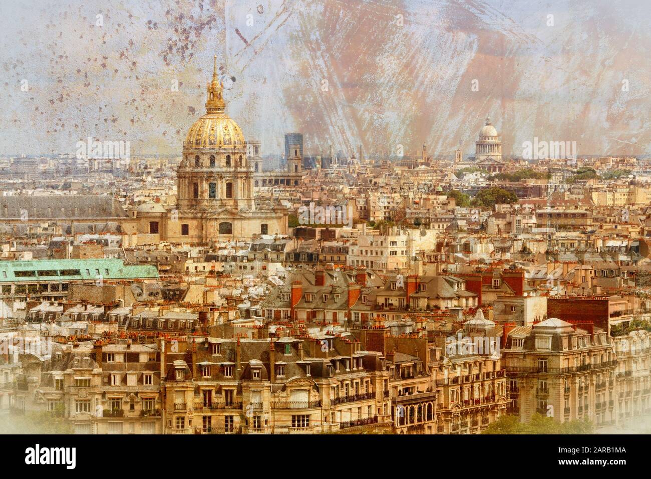 Vintage image paris hi-res stock photography and images - Alamy