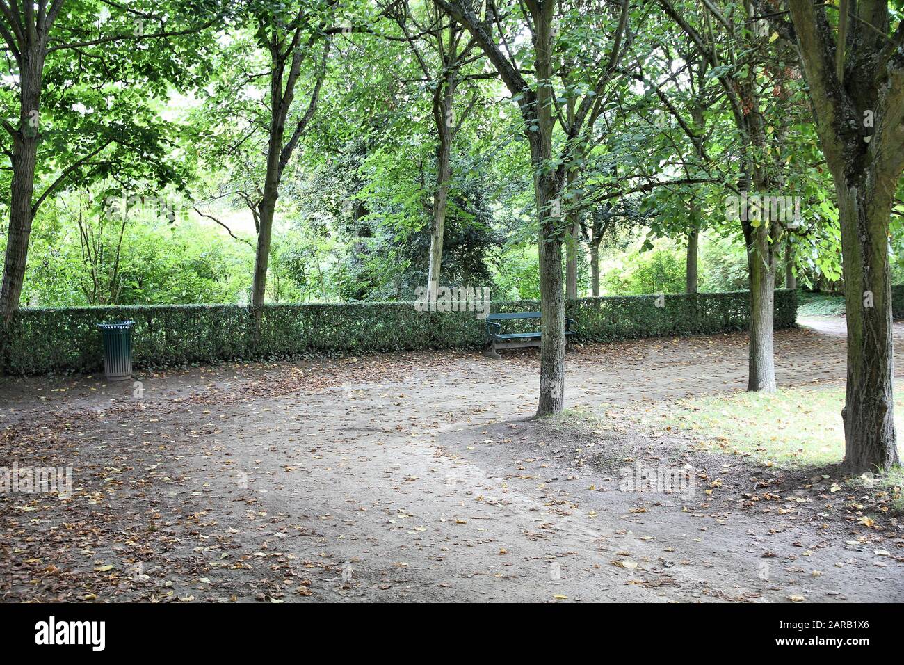 Compiegne - beautiful gardens in Picardy region, France Stock Photo - Alamy