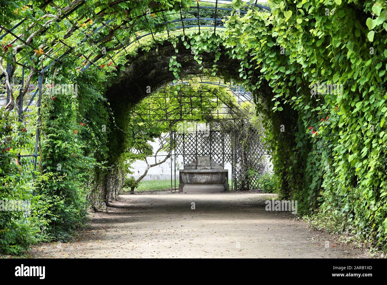 Compiegne - beautiful gardens in Picardy region, France. Mysterious ...