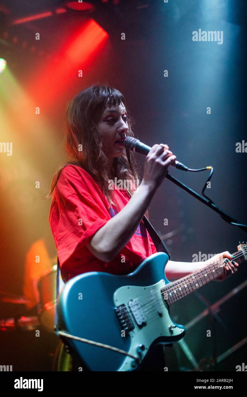 Edinburgh, Scotland. Sat 25th January 2020. USA band Giant Drag perform ...