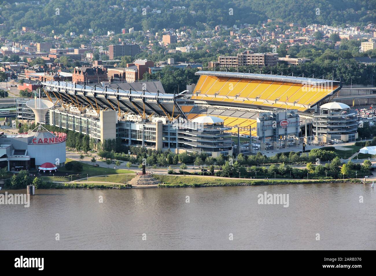 PITTSBURGH, USA - JUNE 30, 2013: Heinz Field view in Pittsburgh. It is ...