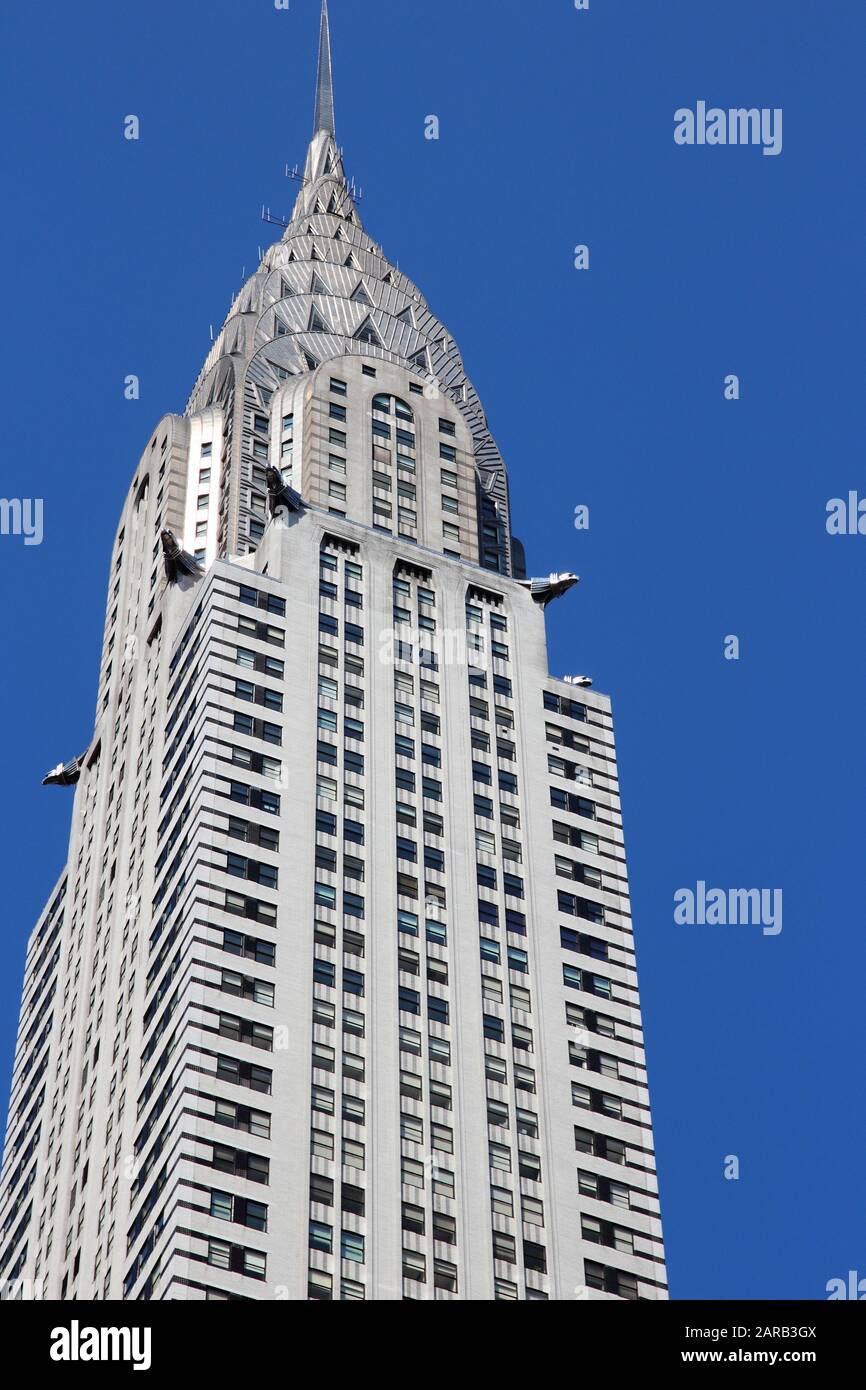 NEW YORK, USA - JULY 3, 2013: Chrysler Building exterior in New York ...