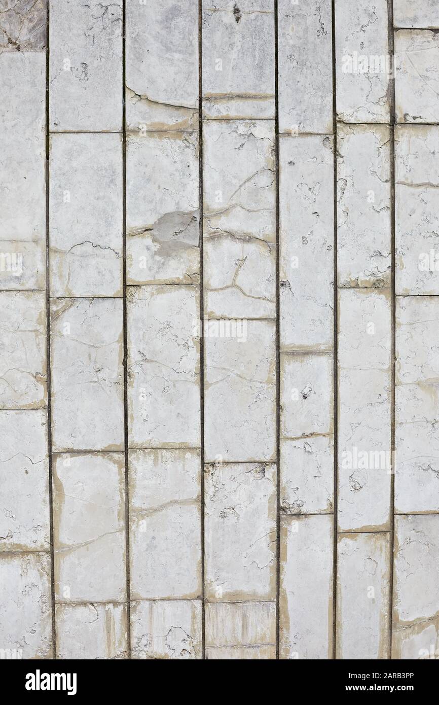 vertical texture of gray tiles on the wall Stock Photo - Alamy