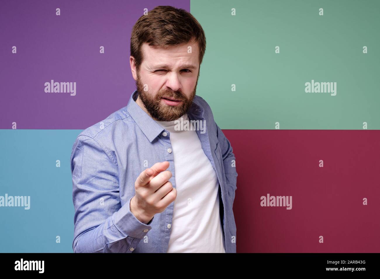 Accusing finger hi-res stock photography and images - Alamy