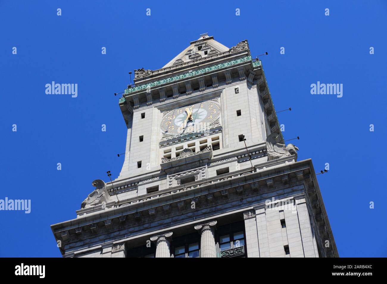 Ma architecture city tower us usa united states hi-res stock ...