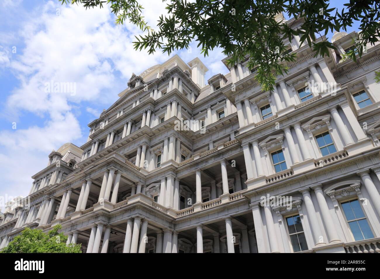 Washington DC, USA. Eisenhower Executive Office Building Stock Photo ...