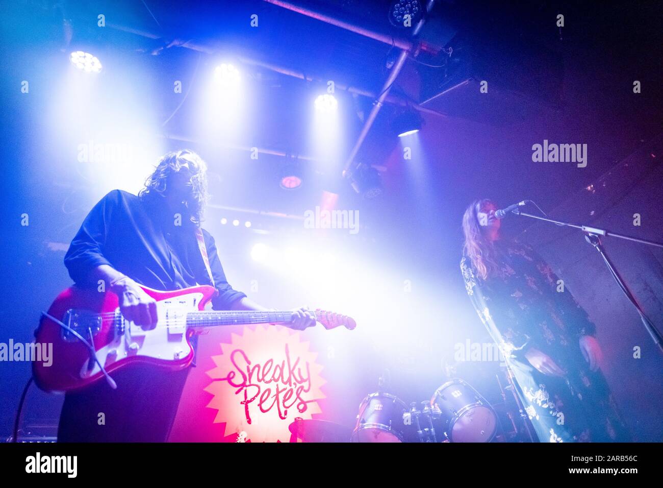 Edinburgh, Scotland. Sat 25th January 2020. Dutch band Deutsche Ashram ...