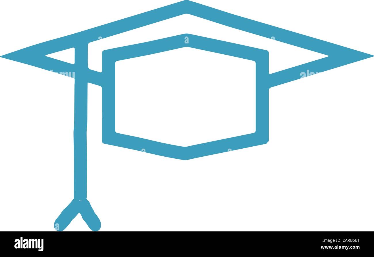 graduate cap icon template Stock Vector Image & Art - Alamy
