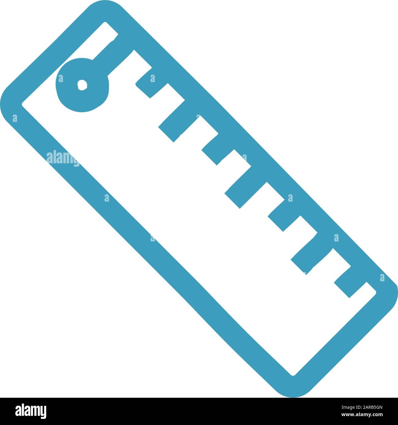 Simple ruler Cut Out Stock Images & Pictures - Alamy
