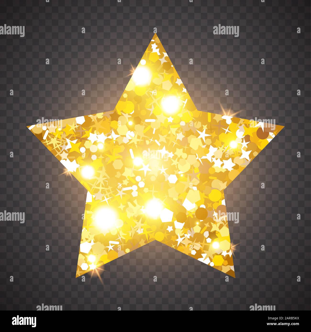 Gold luxury fashion shiny star Stock Vector Image & Art - Alamy