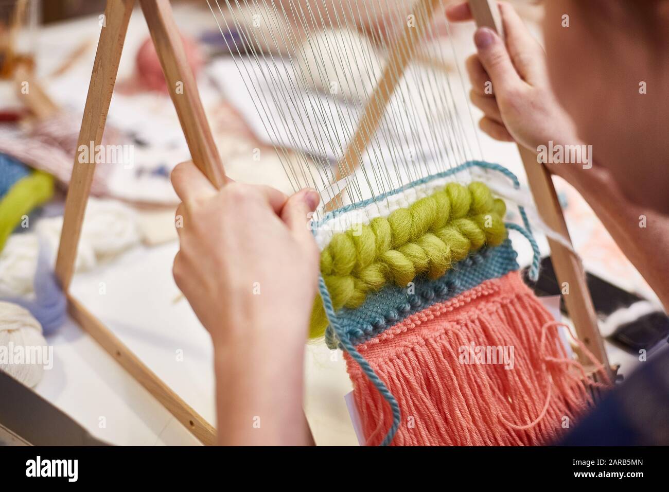 Gobelin loom hi-res stock photography and images - Alamy
