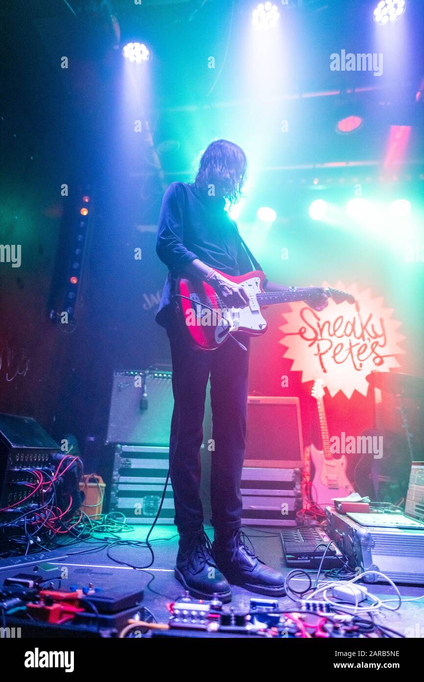 Edinburgh, Scotland. Sat 25th January 2020. Dutch band Deutsche Ashram ...