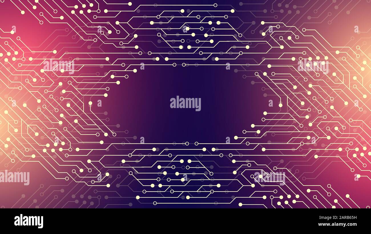 Computer motherboard vector background with circuit board electronic ...