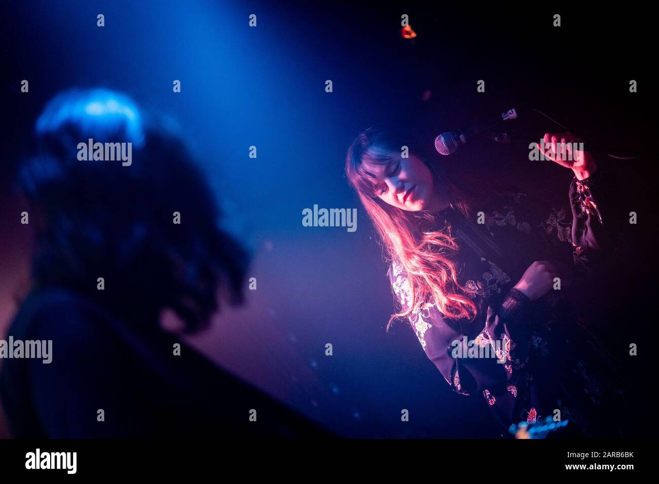 Edinburgh, Scotland. Sat 25th January 2020. Dutch band Deutsche Ashram ...